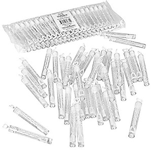 Narwhal Novelties 40 Count Mini Heart Bubble Wands – Great Wand Bubbles Party Favors for Weddings and Anniversaries