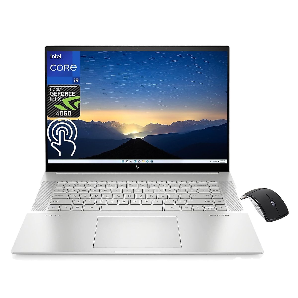 HP 2023 Newest Envy Laptop, 16" WQXGA Touch-Screen, Intel Core i9 13900H up to 5.4GHz, NVIDIA GeForce RTX 4060, 32GB DDR5 RAM, 1TB SSD, Wi-Fi 6E, Bluetooth, Backlit Keyboard, Windows 11 Home