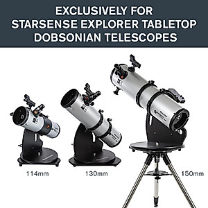 Celestron – Tripod for Tabletop Dobsonians – Solid, Sturdy, Adjustable Tripod – Exclusively for The StarSense Explorer Tabletop Dobsonian – Includes Accessory Tray