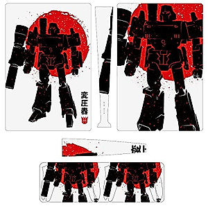 PlayStation 5 Digital edition version sticker protective cover, Gun Robot ps5 controller protective shell (compatible with ps5 Digital edition)