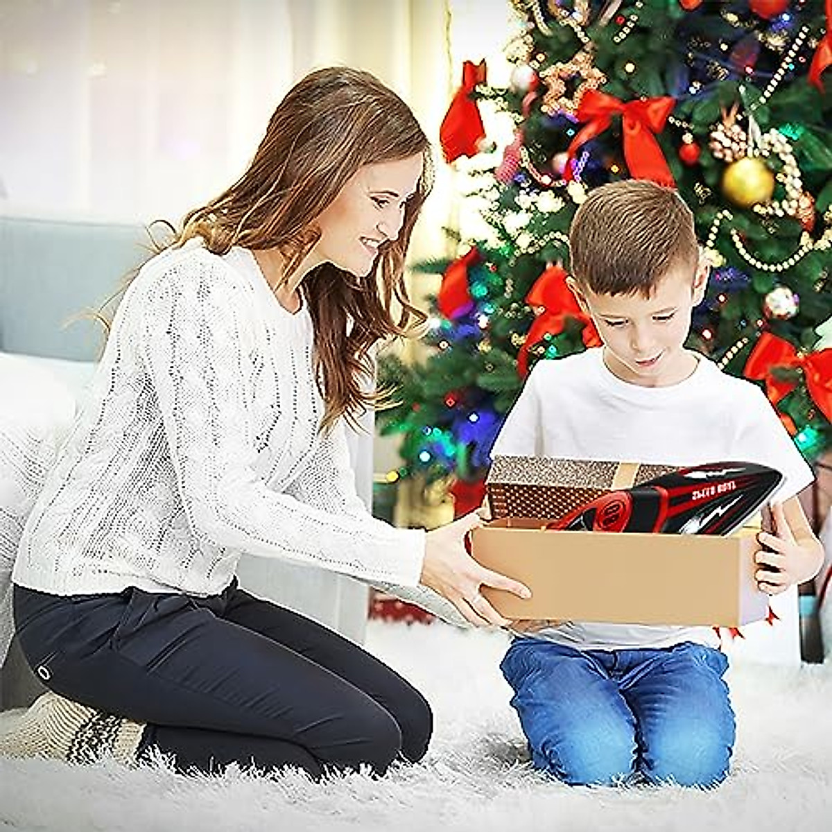 RC Speed Boat for Kids - 20+ MPH Fast Remote Control Boat for Pools Lakes with Portable Storage Pack, 4 Channel 2.4 GHZ and Rechargeable Battery, Summer Outdoor Water Toy Birthday Toys for Boys Teens