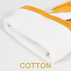 Mixbird Thick Leather Garden Gloves - Thorn Proof, Animal Biting & Scratching Protection, Tool & Working Gloves