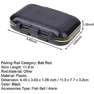 Guyuyii Portable Small Tackle Box - Compact, Durable, and Water-Resistant Organizer for Fishing Gear and Accessories
