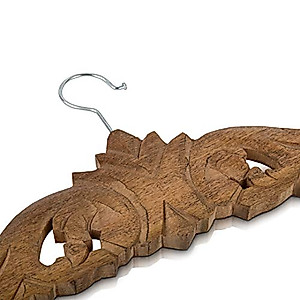 Handmade Vintage Wooden Wedding Suit Jacket Tuxedo Shirt Coat Clothes Hanger for Groom & Bridal Wedding Dress Non Slip Smooth Finish Swivel Hook Bridal Shower Party Favor Gift Ideas