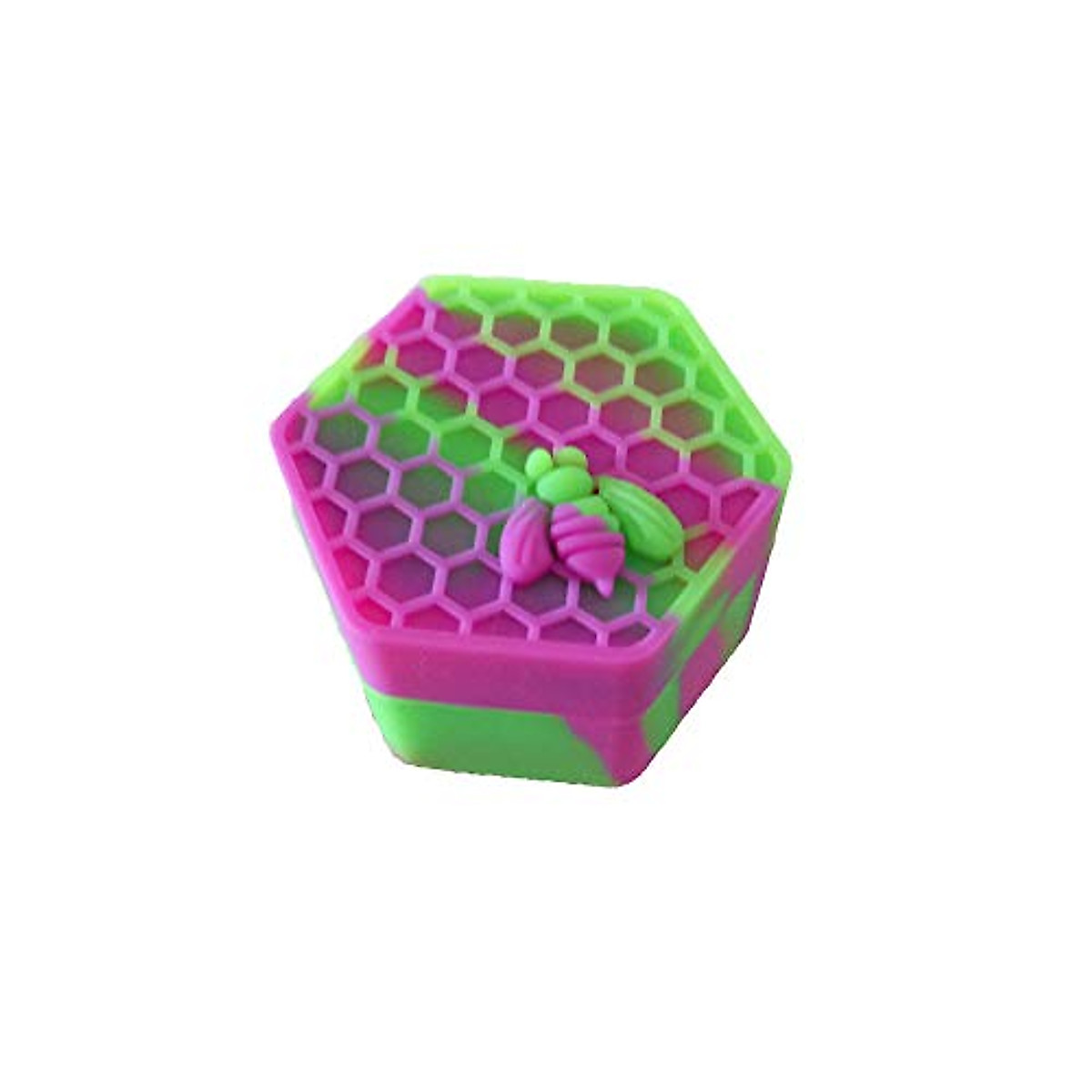 Gentcy 26ml 1pcs Purple Hexagon Silicone Container Jar New Honeybee Silicone Jar Box