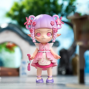 Aven Rabbit ROOYIE Treasures Series Blind Box Toy Mystery Box Cute Collectible Figures Action Kawaii Model Girl Birthday Surprise Random Trendy Toys Room Desktop Decroration (1 Pack)