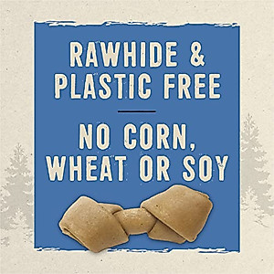 Purina Prime Bones Mini Knotted Chews Rawhide Free, Natural Dog Treats with Real Duck - 26 ct. Pouch