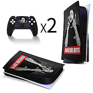 PS5 Skin Sui-cideBoys for Playstation 5 Disc Edition with Console and Dualsense Controller Full Set