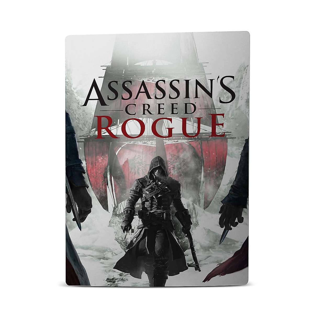 Head Case Designs Officially Licensed Assassin's Creed Game Cover Rogue Key Art Vinyl Faceplate Sticker Gaming Skin Decal Cover Compatible With Sony PlayStation 5 PS5 Disc Edition Console