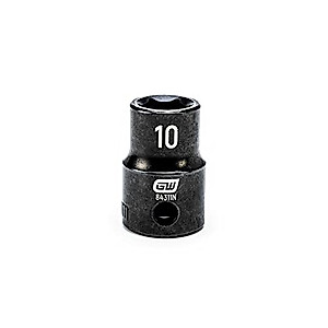 GEARWRENCH 3/8" Drive Standard Impact Metric Socket 10mm, 6 Point - 84311N