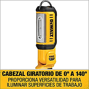 DEWALT 20V MAX LED Work Light, 100 Degree Pivoting Head, Up to 1000 Lumens of Brightness, Cordless (DCL050)