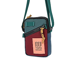 Topo Designs Mini Shoulder Bag - Zinfandel/Botanic Green