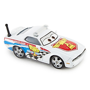 Disney Cars Toys Toys Pat Traxson Die-cast Vehicle, Miniature, Collectible Racecar Automobile Toys Based on Cars Toys Movies, For Kids Age 3 and Older, Multicolor, DXV80