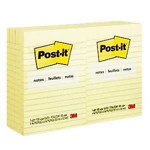 Post-it® Notes 660, 4 in x 6 in (101 mm x 152 mm) | Inner Unit