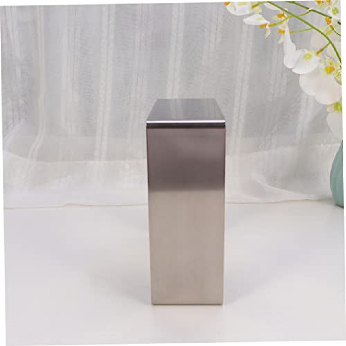 Abaodam 2pcs round silicone molds mini funnels square cupcake pans suit mini cake pans baking tools Stainless Steel Cake cookie mousse bakeware pancakes cake mold appetizer box