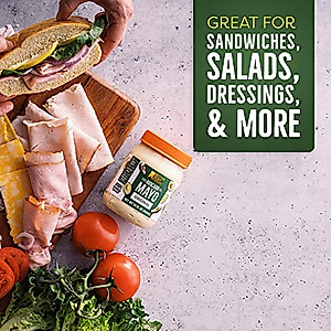 BetterBody Foods Avocado Oil Mayonnaise, Non-GMO Mayo Spread Made with Cage-Free Eggs, Paleo (15 Ounces)