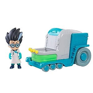 Just Play PJ Masks Turbo Blast, Vehicle- Romeo, White
