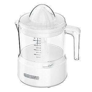 BLACK+DECKER 32oz Citrus Juicer, White, CJ650W,Small