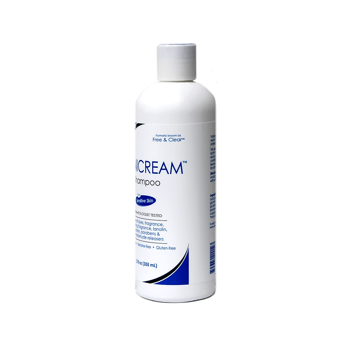 Free & Clear Shampoo 12 oz (Pack of 6)