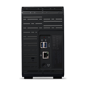 WD 24TB My Cloud EX2 Ultra 2-Bay NAS, Network Attached Storage, RAID, Backup, Streaming, Media Server - WDBVBZ0240JCH-NESN