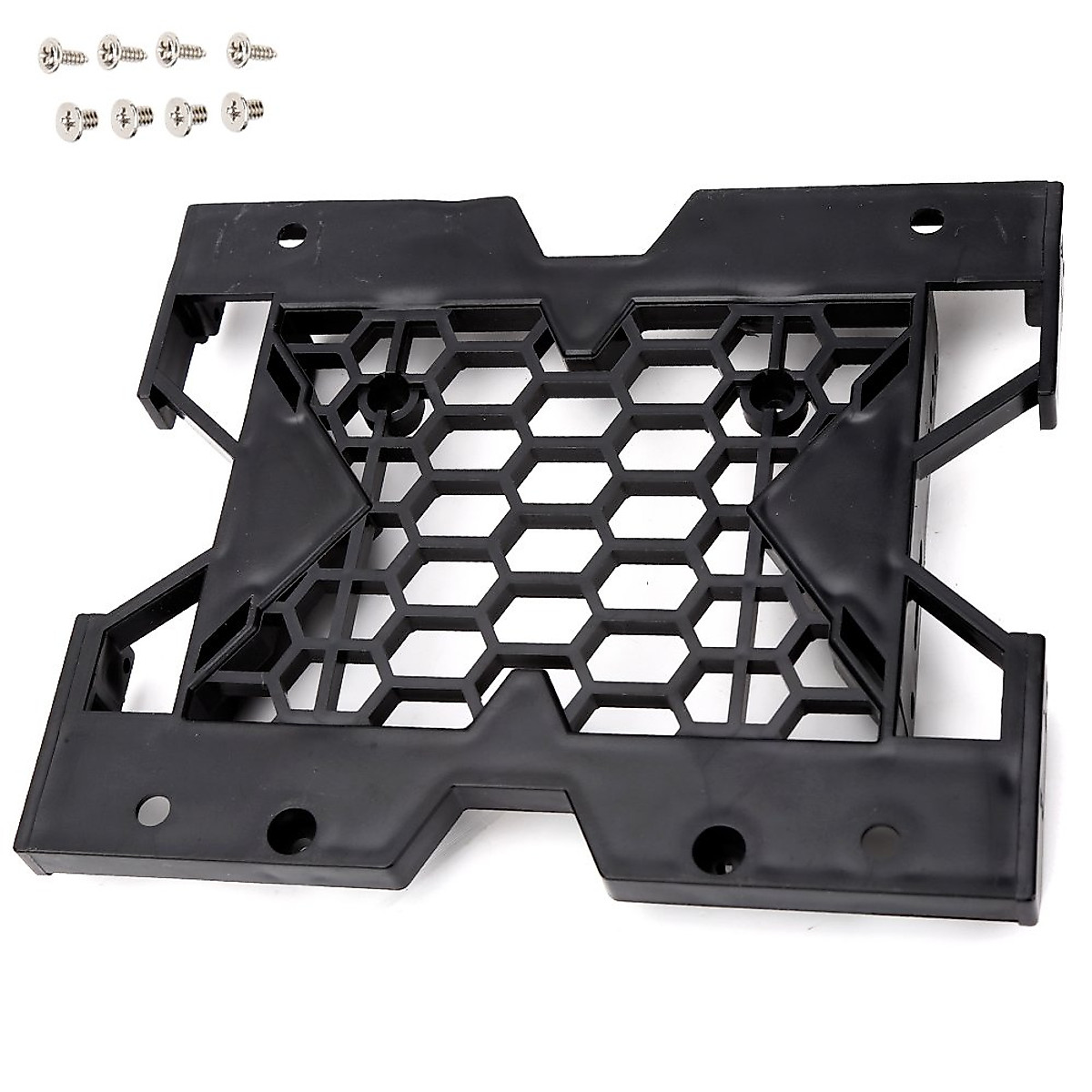SSD Hard Drive Adapter Tray with Screws can Mount Fan 5.25" to 3.5" 2.5"
