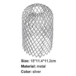 Walbest Garden Tools|Housewarming Gift|Roof Gutter Filters,Leaf Drains Filter Reusable Easy to Use Adjustable Protective Gutter Guard Filter for Daily Use - Silver