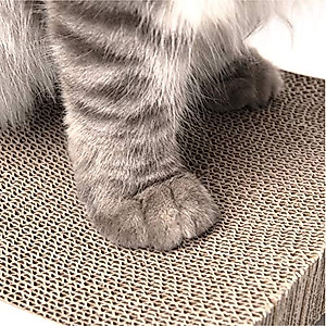 Coching Cat Scratcher Cardboard Cat Scratch Pad with Premium Scratch Textures Design Durable Cat Scratching Pad Reversible
