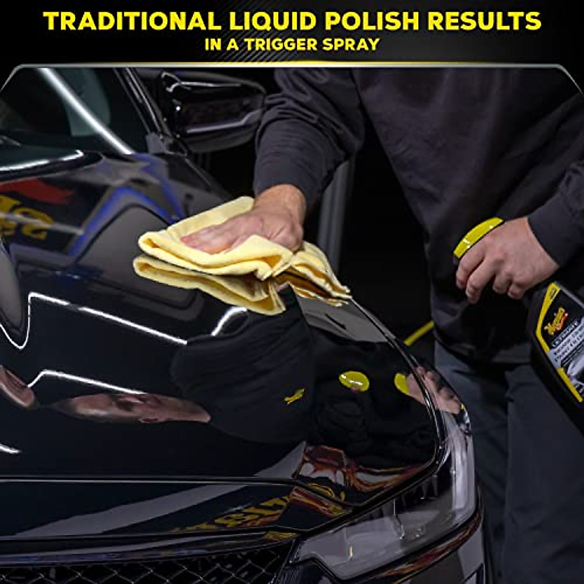 Meguiar's Ultimate Insane Shine Paint Glosser - Spray Gloss Enhancer That Gives an Amazing High Gloss Finish for Your Paint - 16 Oz Spray