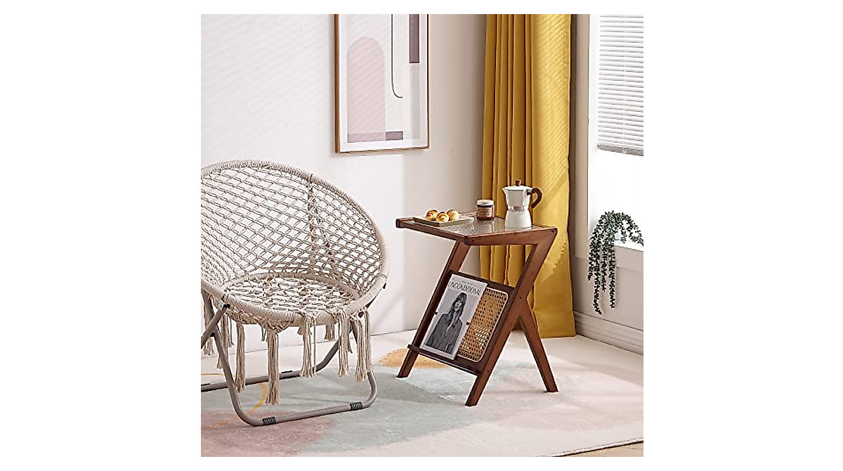 Tiita Rattan Side Table – Stylish & Functional Home Accent
