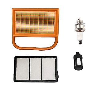 (1 Set) TS420 Air Filter with Pre Filter Fit for STIHL TS420 TS410 Lawn Mowers Compatible with 4238 141 0300, 4238 140 4401, 4238-140-1800