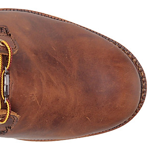 Thorogood Logger Series 9” Waterproof Insulated Steel Toe Work Boots for Men - Premium Leather with 400g Thinsulate and Vibram Slip-Resistant Heel Outsole, Trail Crazyhorse - 10.5 XW US