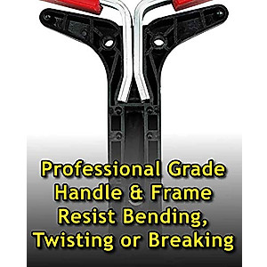 Pool Skimmer Net Rake, Ultra Fine Mesh, Unlimited Free Replacement by ProTuff - 3X Faster Heavy Duty 250 Micron Nylon for Cleaning Silt, Sand, Pollen & Swimming Pool Skimming - 60 Mesh - 18"