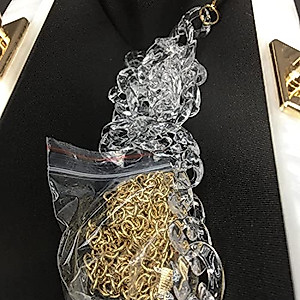 Boutique De FGG Hello Women Long Acrylic Clutch Purse Evening Bags Chain Shoulder & Crossbody Handbag (Small,White)