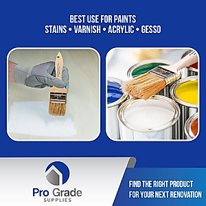 Pro Grade - Chip Paint Brushes - 24 Piece Variety Chip Brush Set