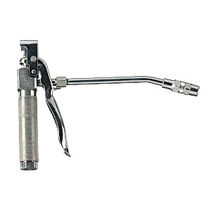 Lincoln 740 High-Pressure Steel Grease Control Valve with 6" Rigid Extension, 1/4" Female NPT Inlet, 1/8" Female NPT Outlet, 7,500 PSI Maximum Operating Pressure, Trigger Guard, Ergonomic Design