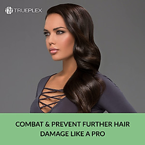 Trueplex KERATHERAPY Bamboo Miracle Smooth & Repair Conditioner, 10.1 oz., 300 ml - Vegan Formula Damaged, Frizzy, & Dry Hair - Hydrating & Smoothing with Grape Seed, Baobab, & Bamboo Extract