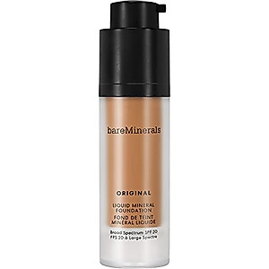 bareMinerals Original Liquid Mineral Foundation Broad Spectrum Spf 20, Medium Dark 23, 1 Fl Oz