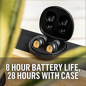 House of Marley Champion: True Wireless Earbuds with Microphone, Bluetooth Connectivity, 28 Hours Total Playtime, and Sustainable Materials
