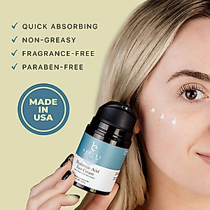 Hyaluronic Acid Night Cream - Best Face Cream for Aging Skin, Anti Aging Face Moisturizer, Wrinkle Cream for Face, Hyaluronic Acid Moisturizer Face Cream for Women, Hydrating Facial Moisturizer