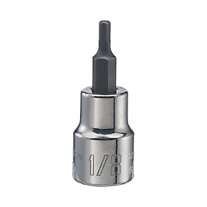 CRAFTSMAN Hex Bit Standard (SAE) Driver Socket, 1/8-in., 3/8-in. Drive (CMMT13002)