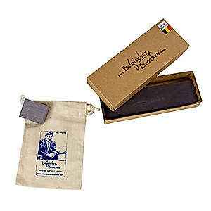 BLUE BELGIAN WHETSTONE original 5,90x1,57in I Grinding stone for knives & tools I Sharpening stone for extra fine grinding effective & highest precision I Incl. slurry stone I Grain 5000-6000