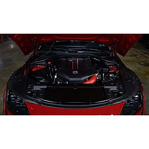 Mishimoto MMICP-SUP-20RD Performance Charge Pipe, Compatible With Toyota GR Supra 3.0L 2020+, Wrinkle Red