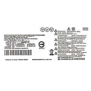 Ptcliss 220W Power Supply Unit for HP Pavilion Slimline S5 S5-1xxx TouchSmart 310-1205la Desktop PC P/N:633193-001 633195-001 633196-001,M/N:PCA222 PCA322 FH-ZD221MGR