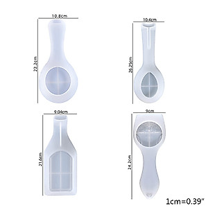 Spoon Holder Resin Mold,Utensil Tray Silicone Mold Rolling Tray Silicone Mold for Stove Top Rest Home Decoration Kitchen Utensil Jewelry Holder
