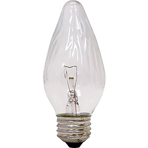 G E LIGHTING #22756 GE2PK 25W CLR Fan Bulb