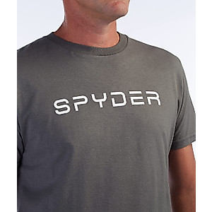 Spyder Mens Slalom Short Sleeve T-Shirt Charcoal