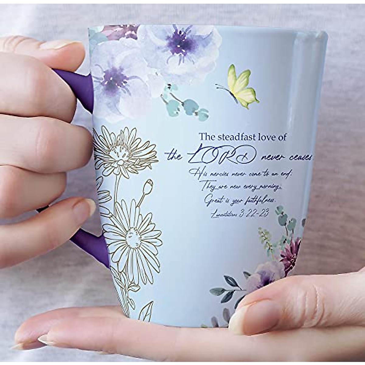 BTaT- Christian Coffee Cups, Set of 6, 12oz, Bible Verse Mugs, Christian Mugs, Bible Mug Set for Women, Christian Gifts, Inspirational Mugs for Women, Scripture Coffee Cups, Cups with Biblical Message