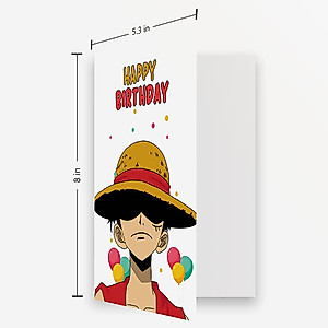 OJsensai Happy Birthday Card, Funny Birthday Card for Daughter Son, Bday Greeting Card for Him Her