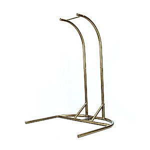 LeisureMod Outdoor Patio Beige Wicker Hanging 2 Person Double Egg Swing Chair (Dark Red)