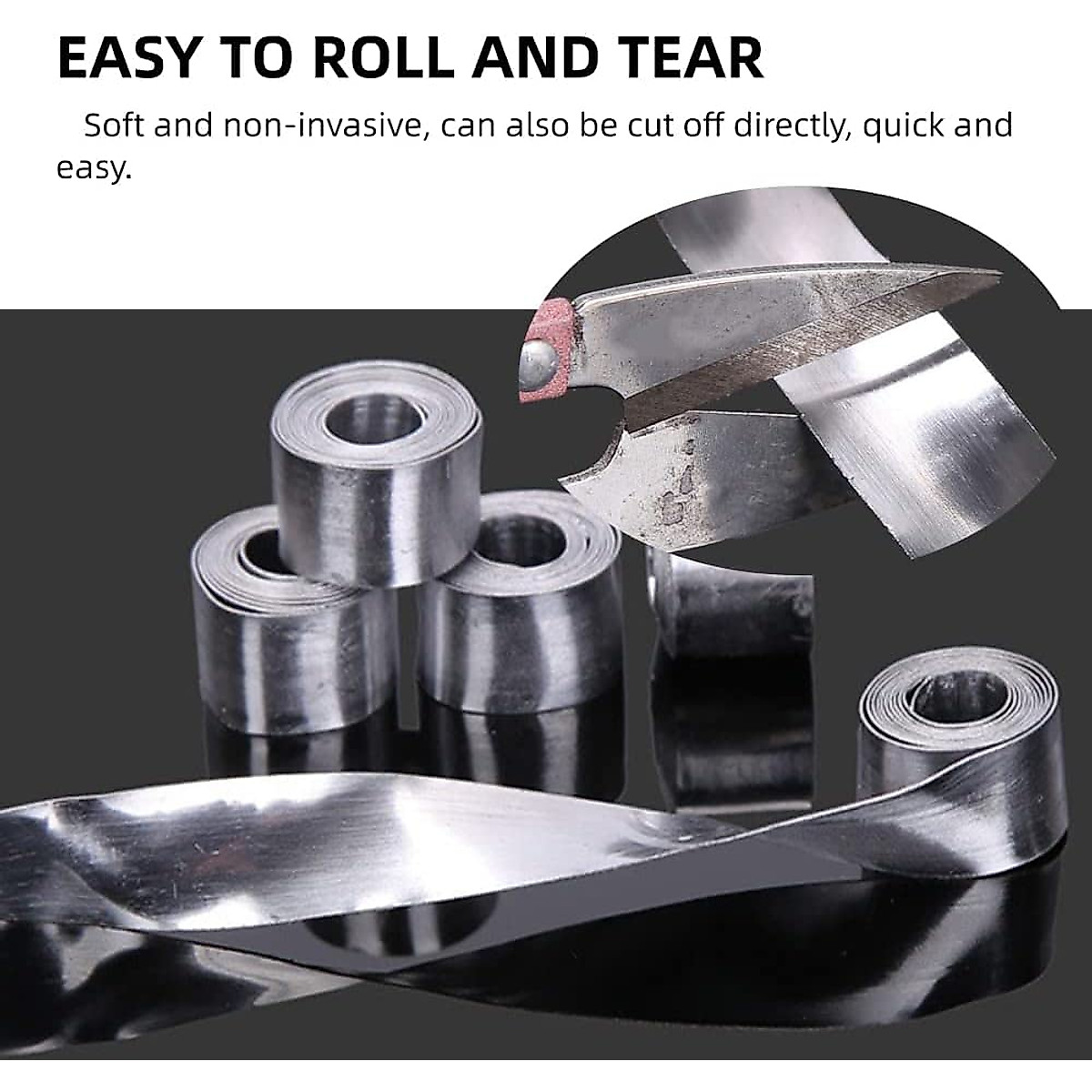 Lead Sheet,10 Rolls Fishing Soft Lead Sheet Strip Sinkers Weights Tackle Accessories Supplies New,Balance The Fishing Accessories Group 100% Lead Material (1mm)